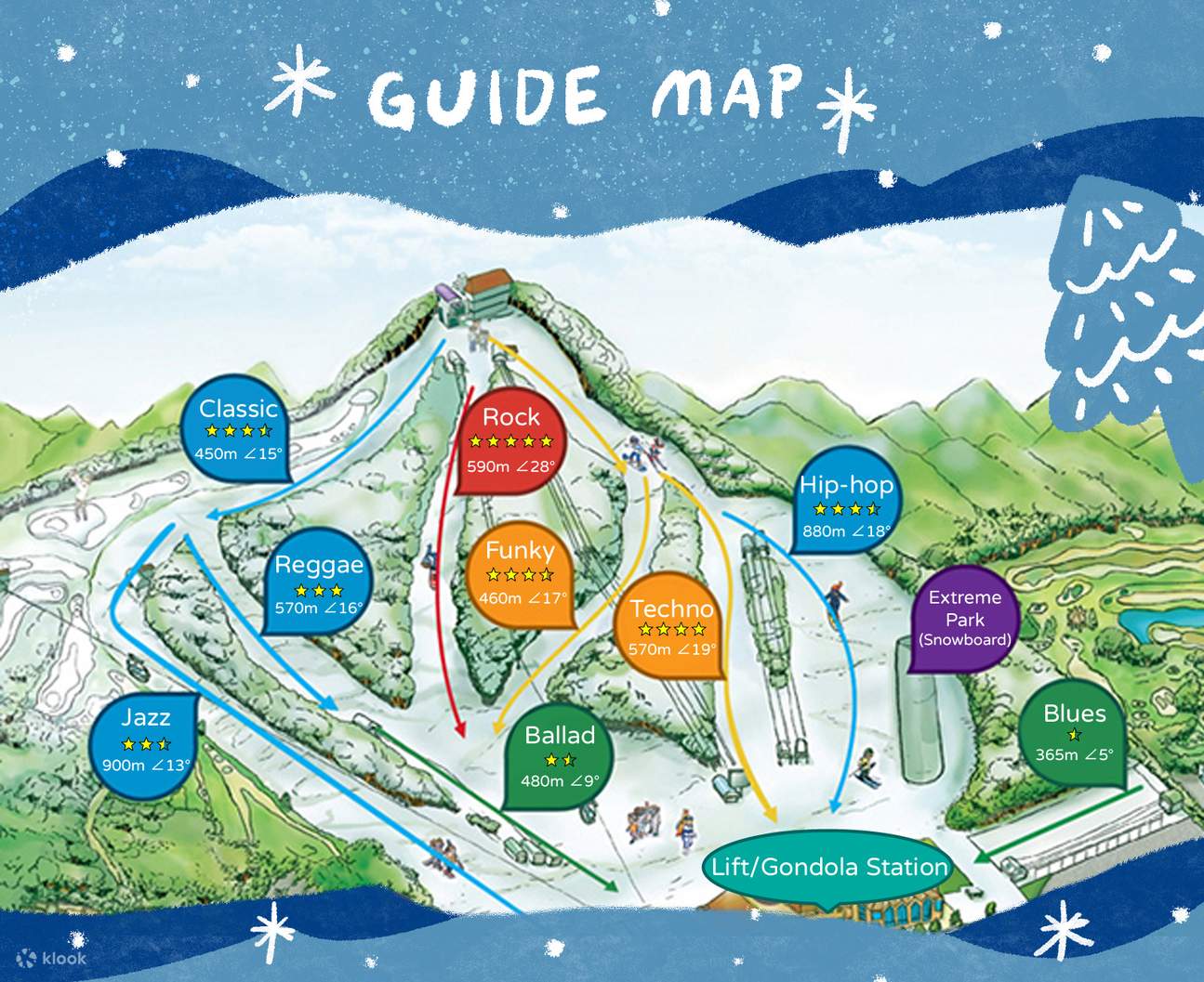 【首尔出发】Vivaldi Park 维尔瓦第滑雪场一日游 - Klook客路